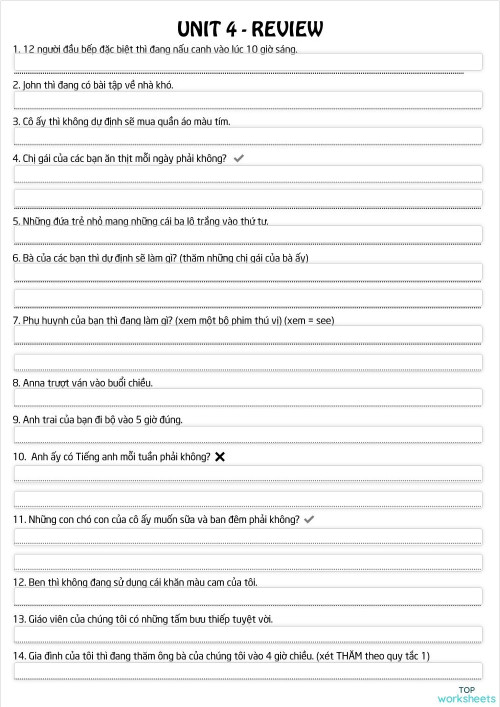 GRADE C - REVIEW 1. Interactive worksheet | TopWorksheets