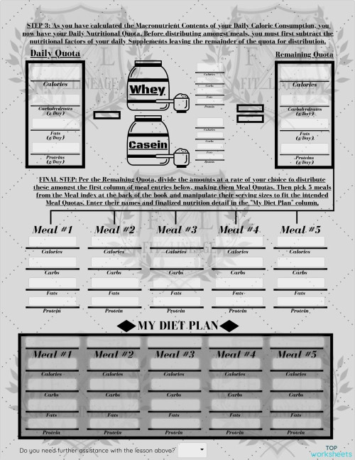 Lesson 1: Metabolism. Interactive worksheet | TopWorksheets