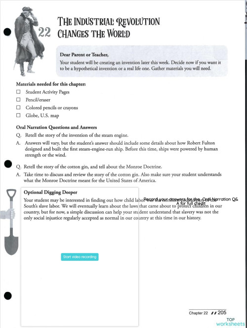 Chapter 22 Pg 205-206 The Industrial Revolution Changes the World ...