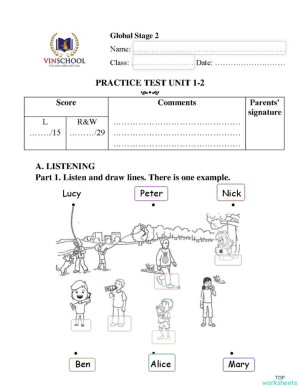 GS2_Practice Test 1. Interactive worksheet | TopWorksheets