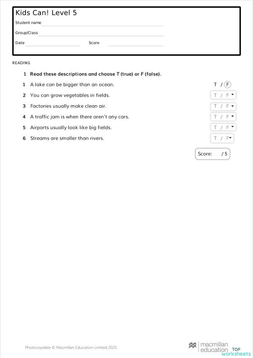 Unit 3 Reading 2. Ficha interactiva | TopWorksheets
