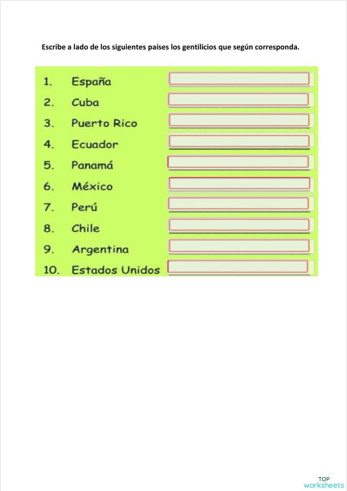 Adjetivos: fichas interactivas y ejercicios online | TopWorksheets