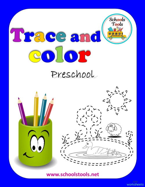 Tracing Patterns. Interactive worksheet | TopWorksheets