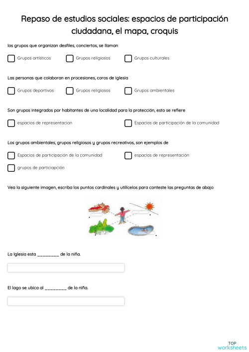 Repaso de estudios sociales: espacios de participación ciudadana, el ...