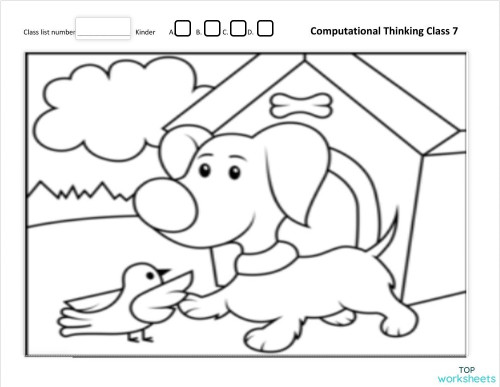 COLORING PAGE KC T2. Interactive worksheet | TopWorksheets