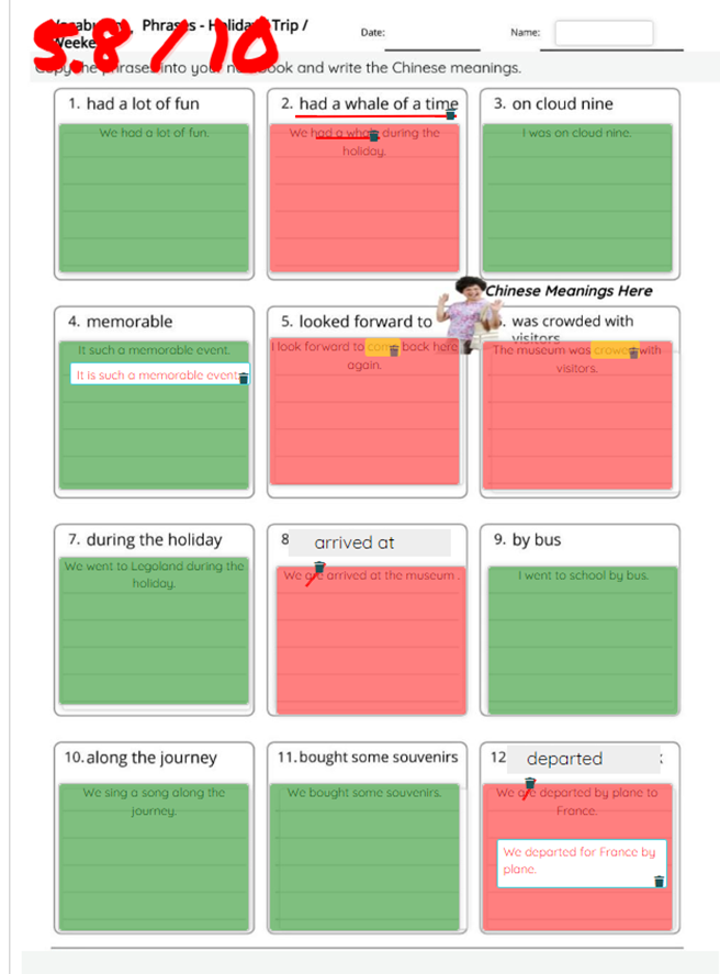 Year 4 - Writing Assessment- Feedback -. Interactive worksheet ...