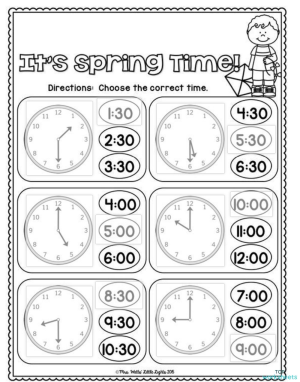 Time: interactive worksheets and online exercises | TopWorksheets