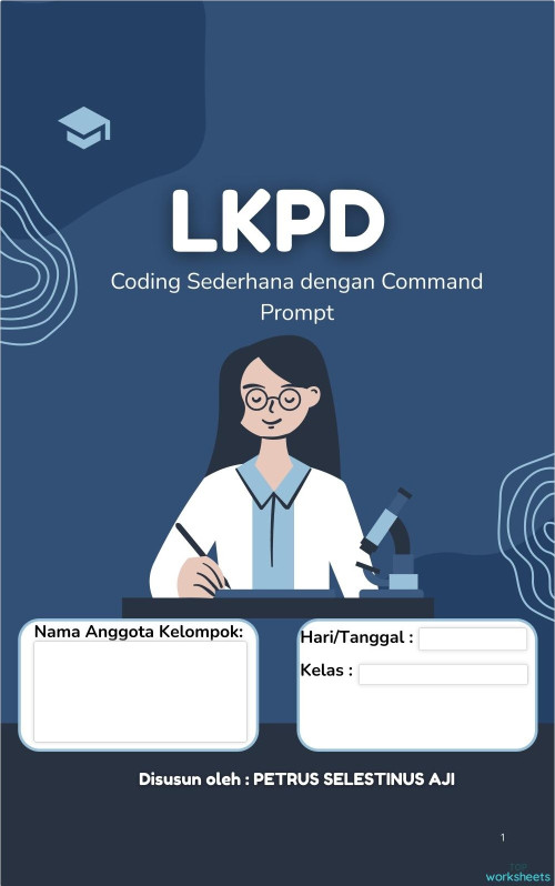 LKPD_COMMAND PROMPT. Lembar kerja interaktif | TopWorksheets