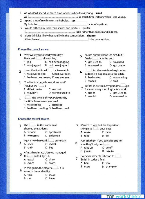 Other: interactive worksheets and online exercises | TopWorksheets