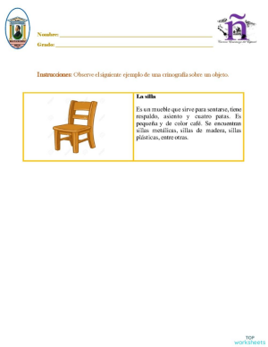 Crinografía. Ficha interactiva | TopWorksheets