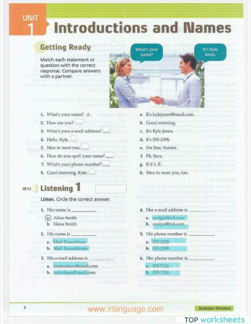 Interactive worksheets and online exercises in english | TopWorksheets