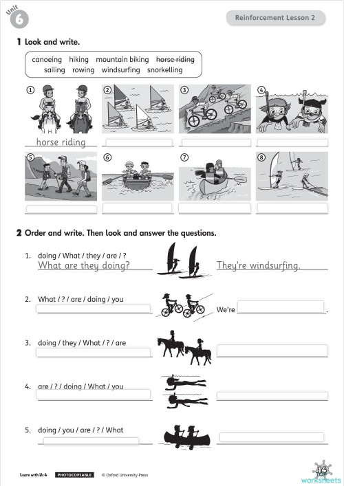 When/While. Interactive worksheet | TopWorksheets