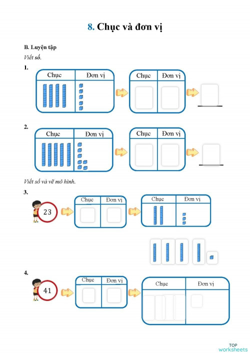 Interactive worksheets and online exercises in vietnamese | TopWorksheets