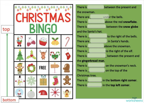 Christmas time. Interactive worksheet | TopWorksheets