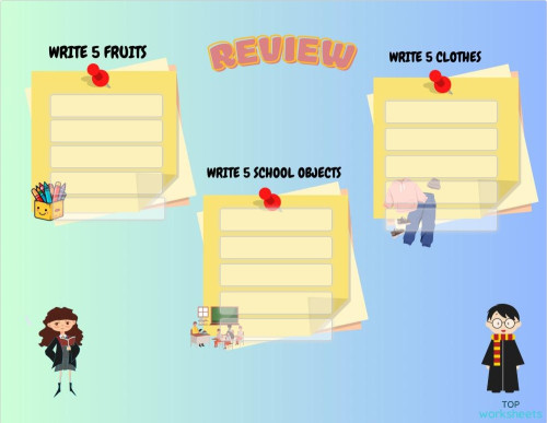 Review Homework August 2024-2025. Interactive worksheet | TopWorksheets