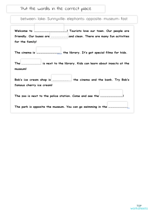 TEXT. Interactive worksheet | TopWorksheets