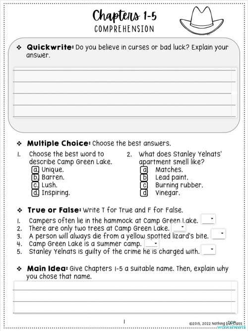 Interactive Worksheets And Online Exercises In English | Topworksheets