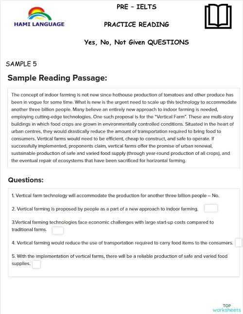 Reading comprehension: interactive worksheets and online exercises ...