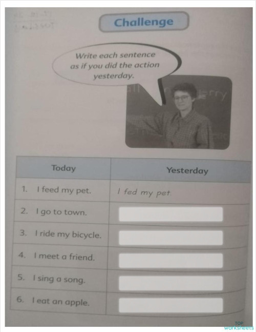 AGP-2 (Unit 11 Page 50 - Challenge). Interactive worksheet | TopWorksheets