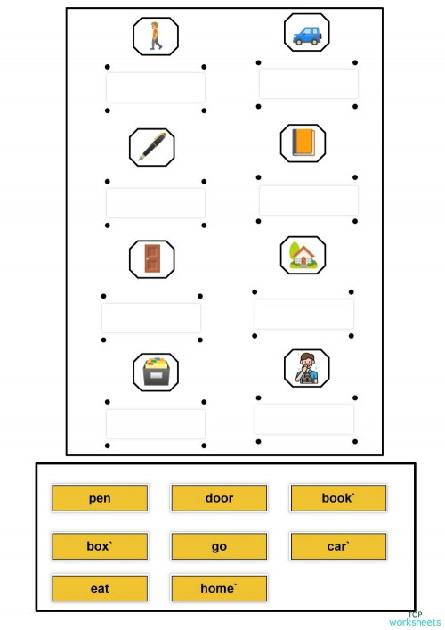 basic words 1. Interactive worksheet | TopWorksheets