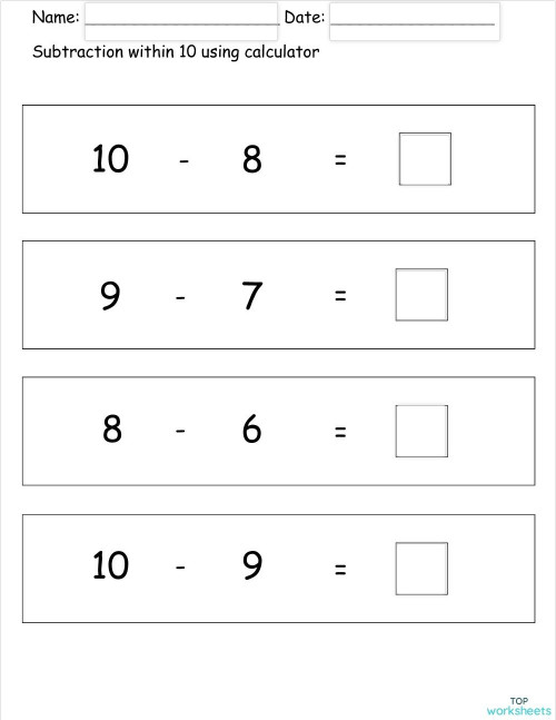 subtraction money. Interactive worksheet | TopWorksheets