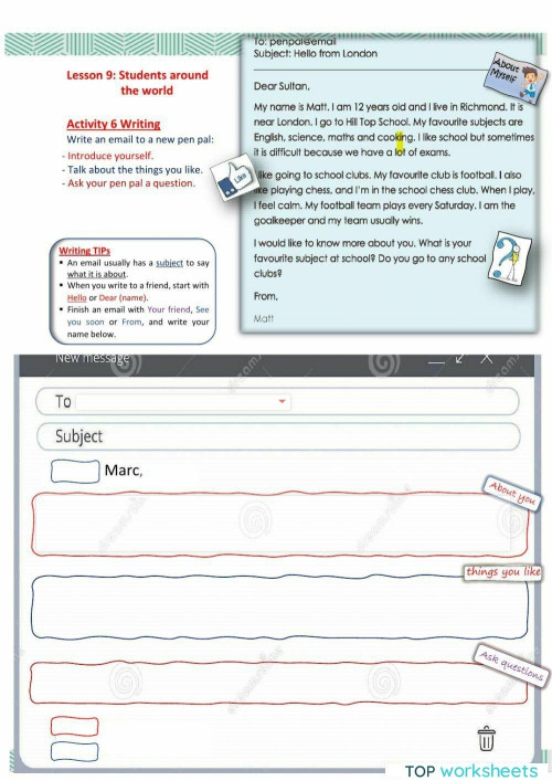 Access 8 - T1- U1 - L9 - Act 6. Interactive worksheet | TopWorksheets