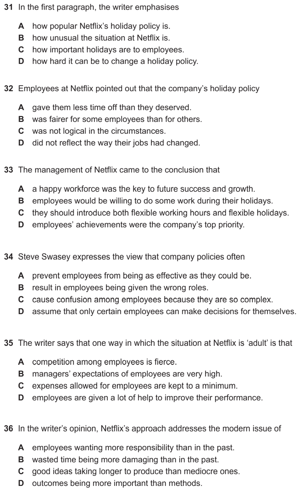 C1 ADVANCED PRACTICE TESTS PLUS 2 READING PART 5 T1-4. Interactive ...