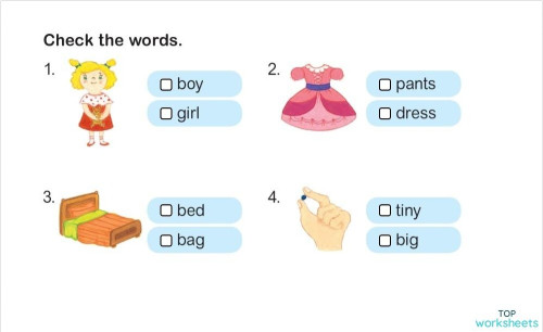 Thumbelina. Interactive worksheet | TopWorksheets