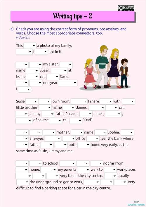 Writing tips 2. Interactive worksheet | TopWorksheets