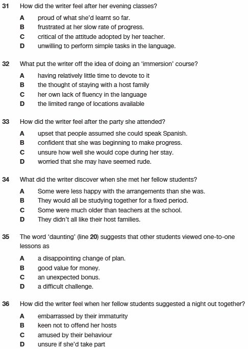 B2 FIRST PRACTICE TESTS PLUS READING PART 5 T1-4. Interactive worksheet ...