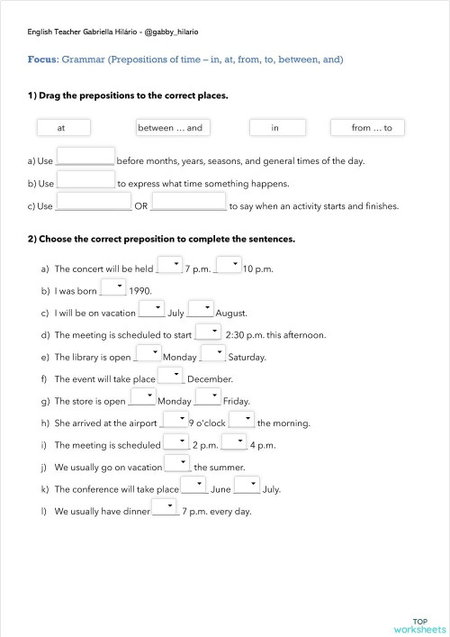 Possessive Adjectives CET. Interactive worksheet | TopWorksheets