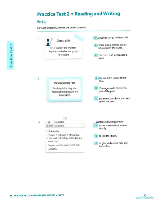 KEY - Exam Trainer - T2 - RW (Oxford Preparation and Practice ...