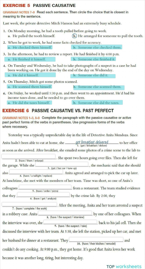 AG1 page 97-98. Interactive worksheet | TopWorksheets