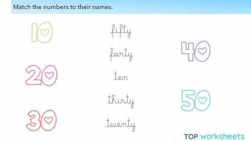 L6 - A1 - Numbers, Reading. Interactive worksheet | TopWorksheets
