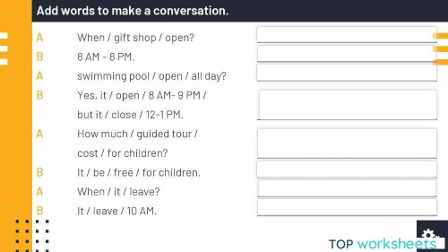 (SA) Present Simples - Asking for information. Interactive worksheet ...