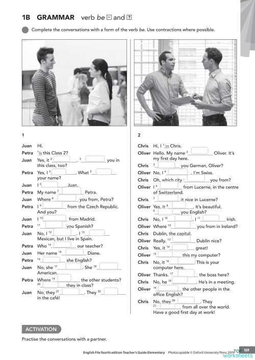 1B be + and -. Interactive worksheet | TopWorksheets