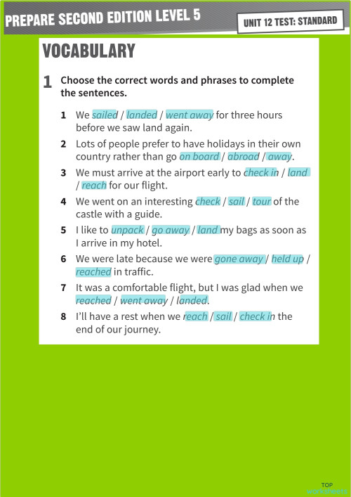 B1+: interactive worksheets and online exercises | TopWorksheets