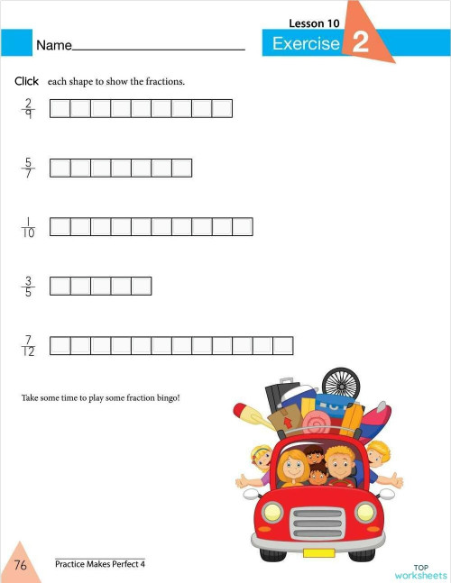 Lesson 10: Exercise 2 Pg 76. Interactive worksheet | TopWorksheets Lesson 10: Exercise 2 Pg 76. Interactive worksheet | TopWorksheets
