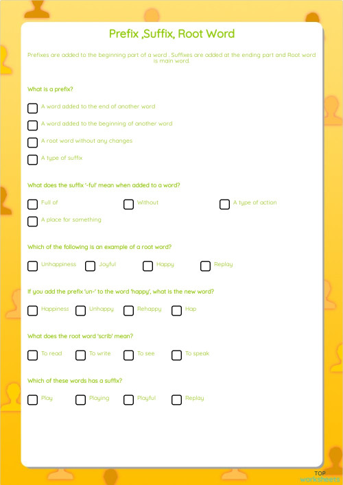 EXG3_Practice Test 32. Interactive worksheet | TopWorksheets