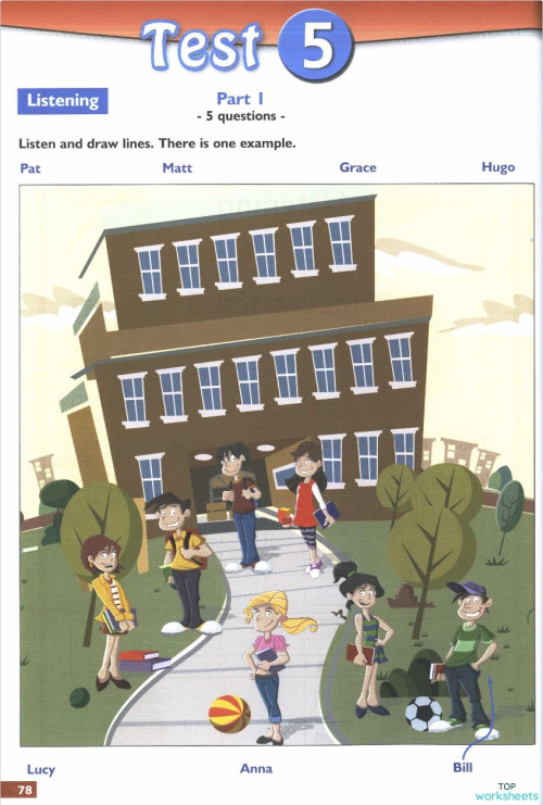 Test 5 success. Interactive worksheet | TopWorksheets