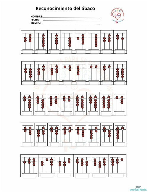 ÁBACO JAPONES 1. Ficha interactiva | TopWorksheets