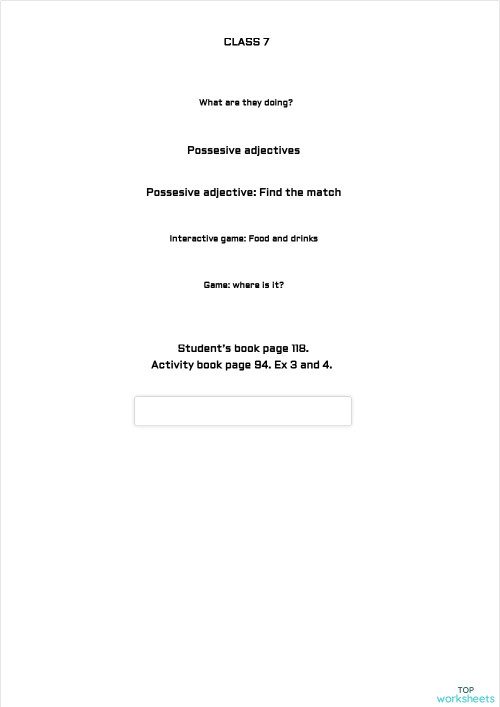 Grammar Genitive Case. Interactive worksheet | TopWorksheets