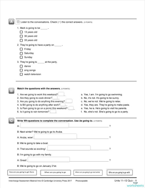 Gerund or Infinitive (FCE) B2. Interactive worksheet | TopWorksheets