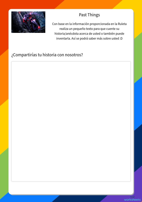 Past Things. Interactive worksheet | TopWorksheets