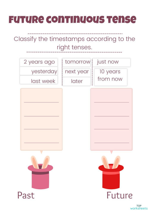 Future Continuous Tense 2. Interactive worksheet | TopWorksheets