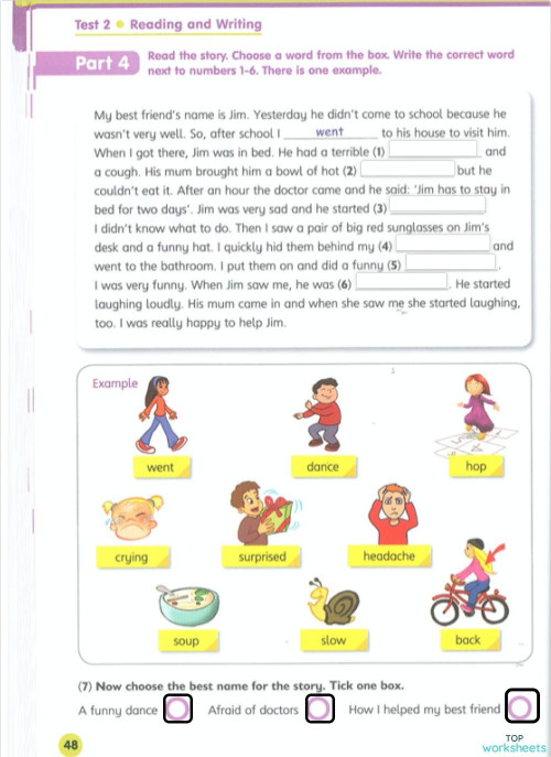 Test 2 GM part 3. Interactive worksheet | TopWorksheets