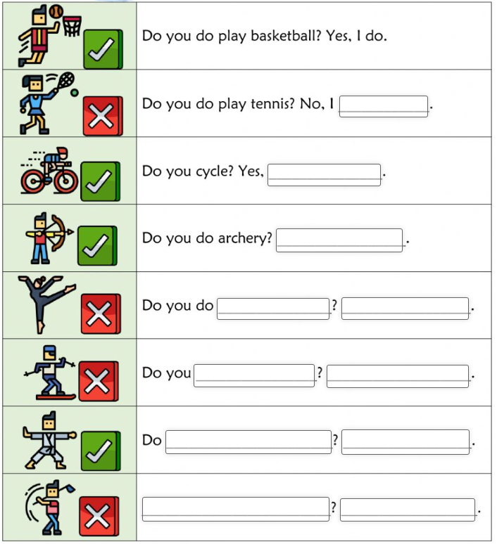 sports centre 3. Interactive worksheet | TopWorksheets