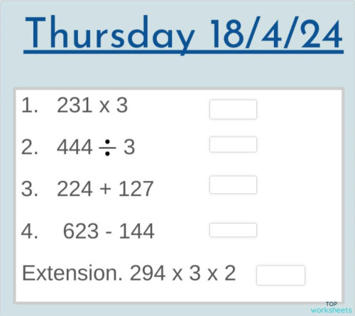 Key Stage 2: interactive worksheets and online exercises | TopWorksheets