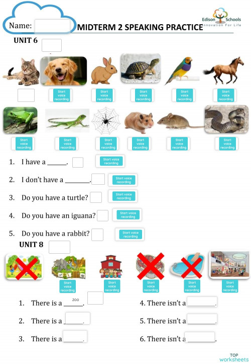 NM1 - MIDTERM SPEAKING PRACTICE. Interactive worksheet | TopWorksheets
