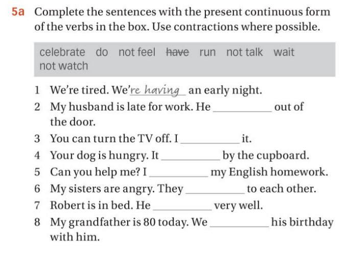 Present Continuous Vs Simple Present Interactive Worksheet Present